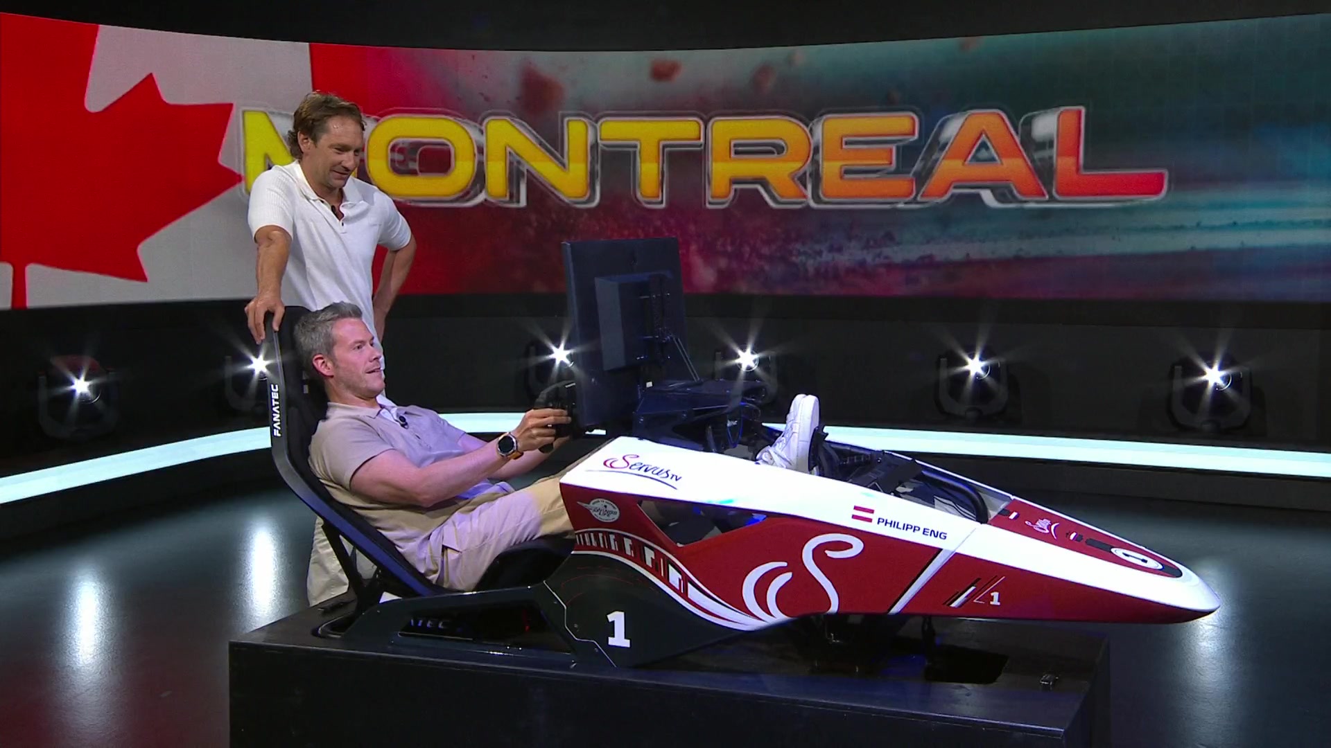 Die Simulator-Challenge: Philipp Brändle vs. Mathias Lauda - ServusTV On