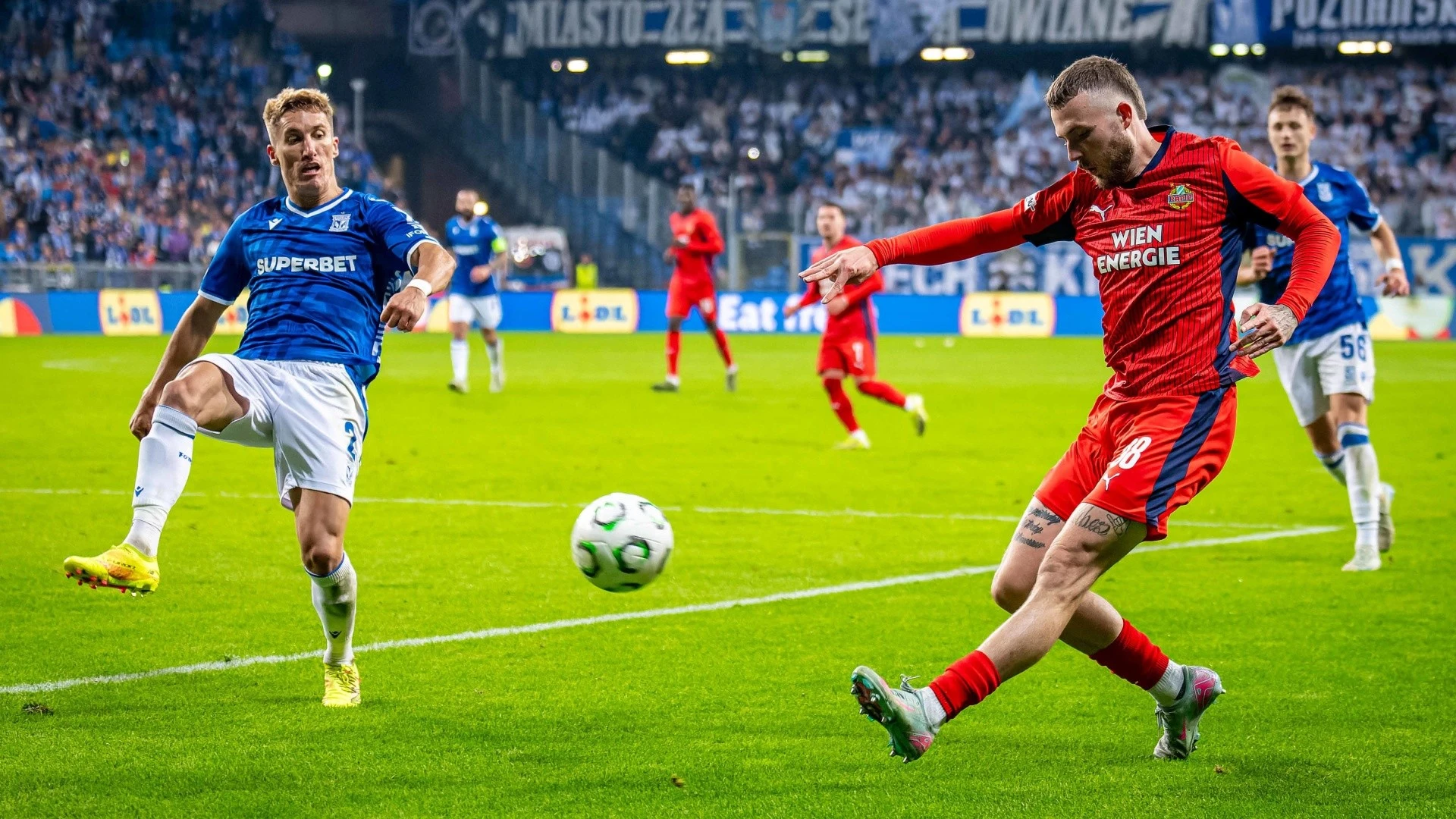 Highlights: Lech Posen vs. Rapid Wien | UEFA Conference League, 1. Spieltag - ServusTV On